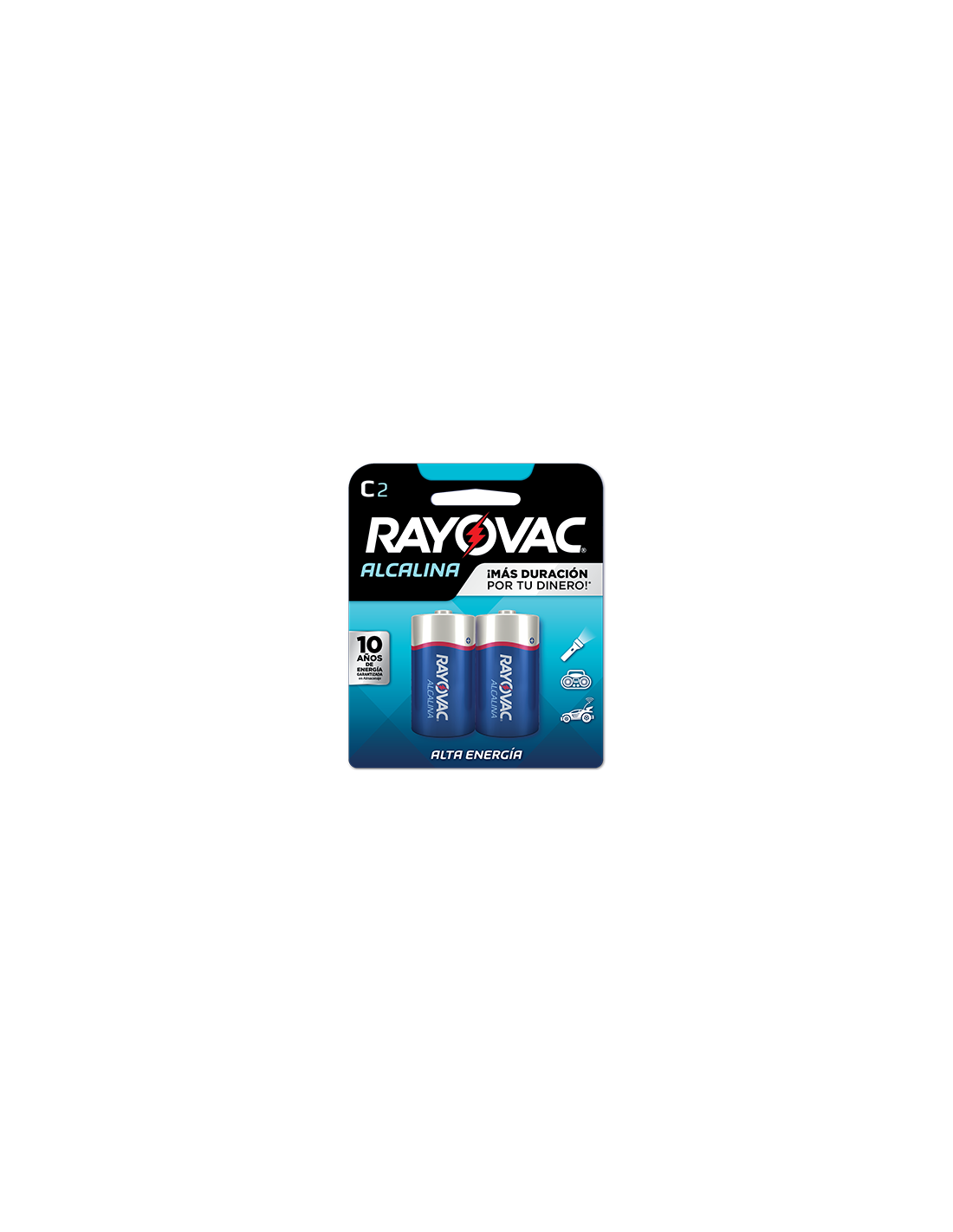 PILA ALCALINA C RAYOVAC X 2 UNIDADES 814-2 LA