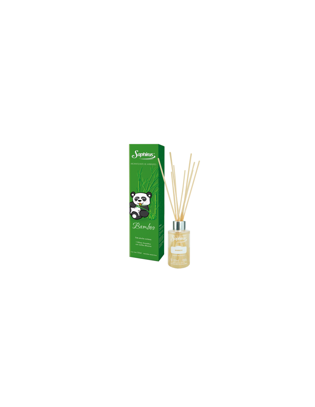 DIFUSOR AROMATICO SAPHIRUS BAMBOO X 125ML