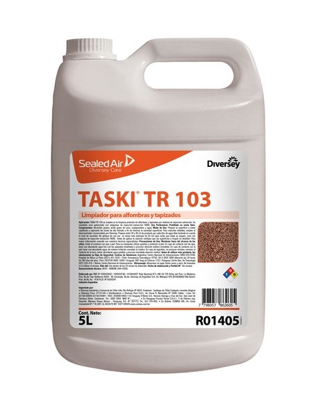LIMPIADOR DE ALFOMBRAS DIVERSEY TASKI TR 103 X 5L